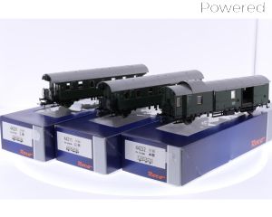 Schaal H0 Roco 44201, 44211 en 44222 set Donderbussen van de DB #6700