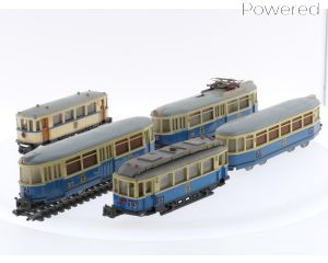 Schaal H0 Hamo T127, 129 en 250 Tram set #5159