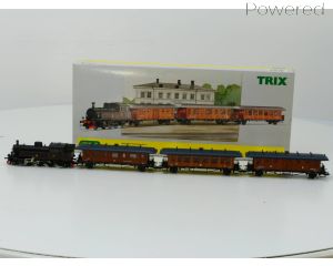 Schaal H0 Trix 21264 Statens Järnväger (SJ) Stoomlocomotief met wagons #2550