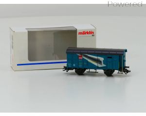 Schaal H0 Märklin 46052 Gesloten goederenwagen met remmershuis #2947