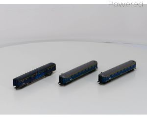 Schaal H0 2 x Rocco 4218A Personenrijtuig 1e klasse, Plan D van de NS ...