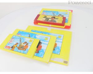 Temsi / meccano compatible 5 metalen bouwsets uit de jaren 50/60. Doos ...