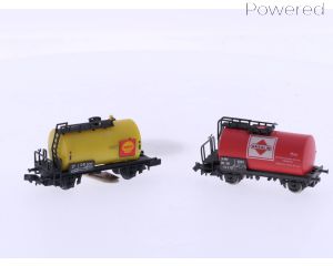 Schaal N Herkat 1404 Railreiniger Ketetwagen "Shell" in orginele ...