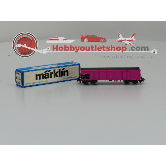 Schaal H0 Märklin 4718 Roze Hogeboordwagen Eanos #2962