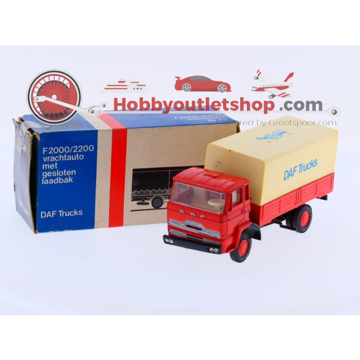 Schaal 1:50 DAF F2000 Lion Car nr. 43 truck met huif #2333