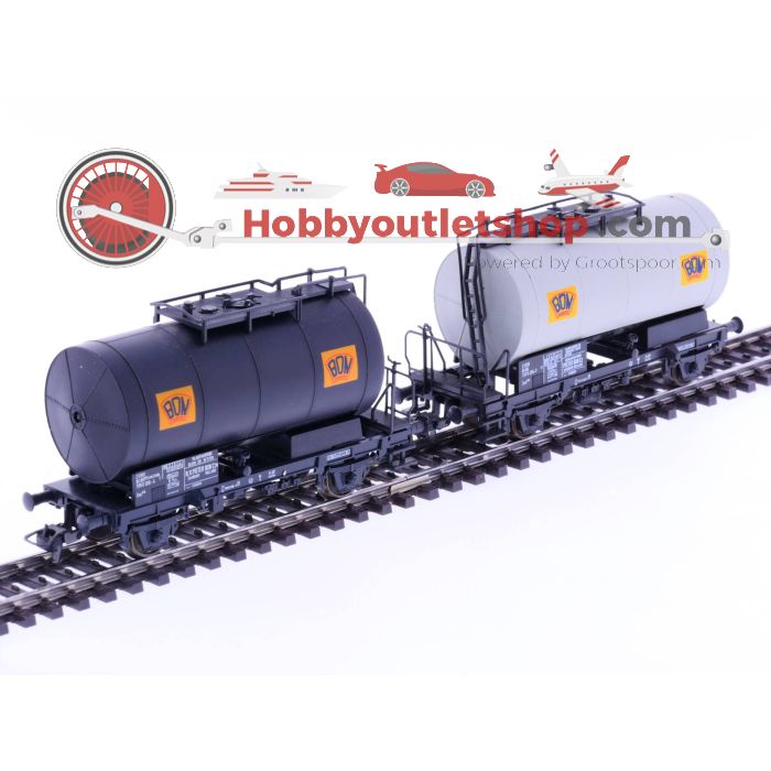 Schaal H0 Roco 46142 46174 NS Ketelwagens BON transport 2 stuks #2271
